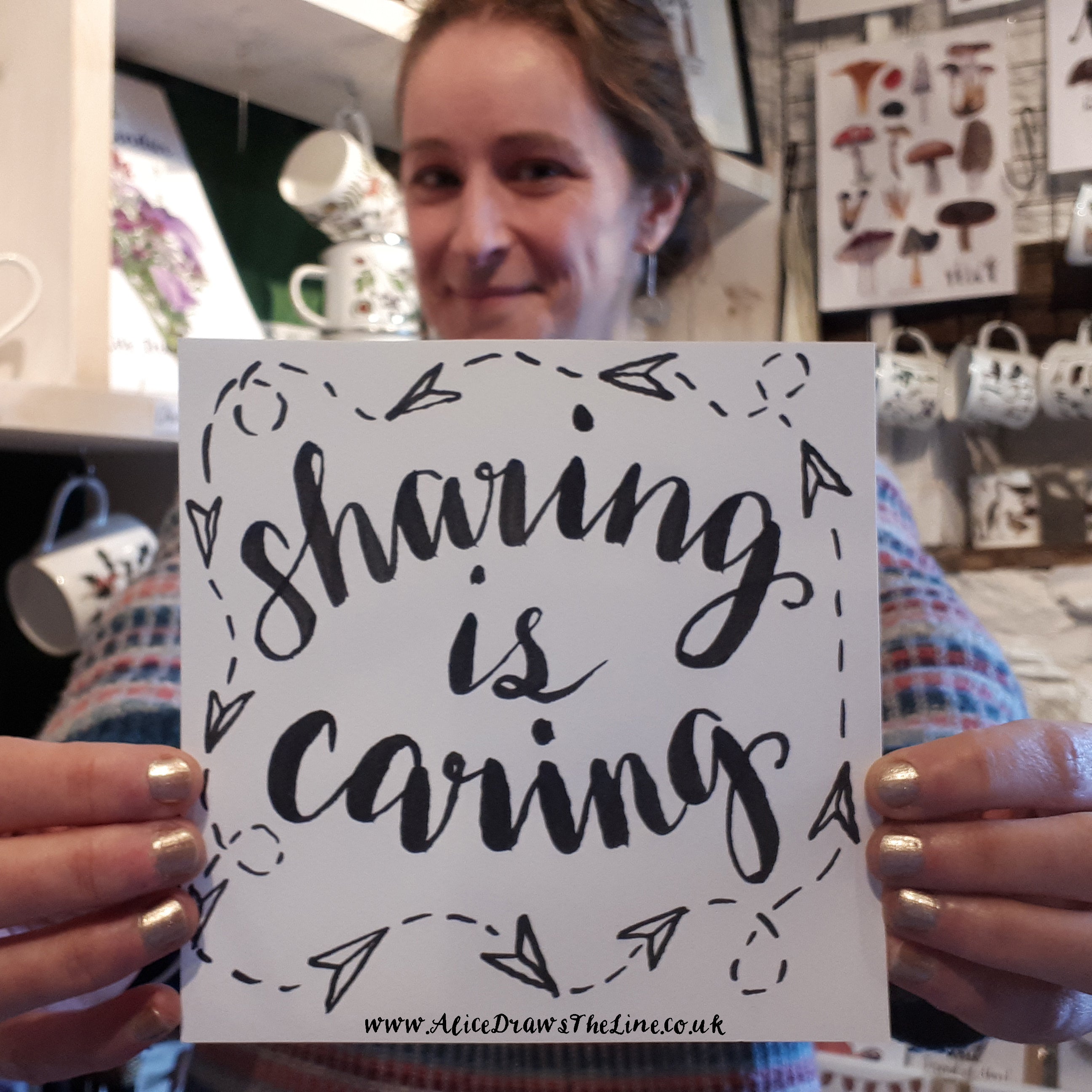 what does it mean sharing is caring