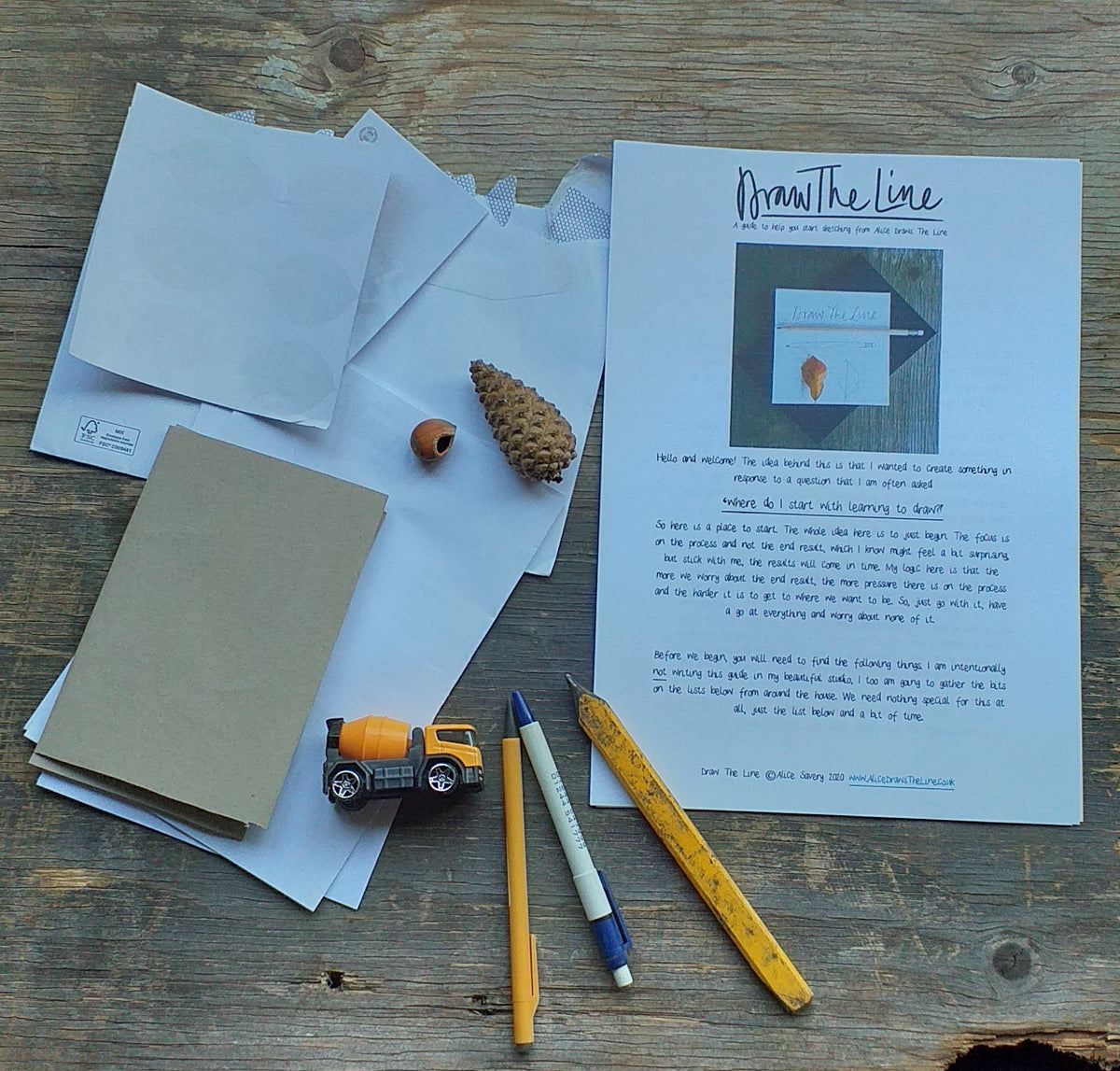 Draw the Line - a beginner's guide to drawing (Digital download ...